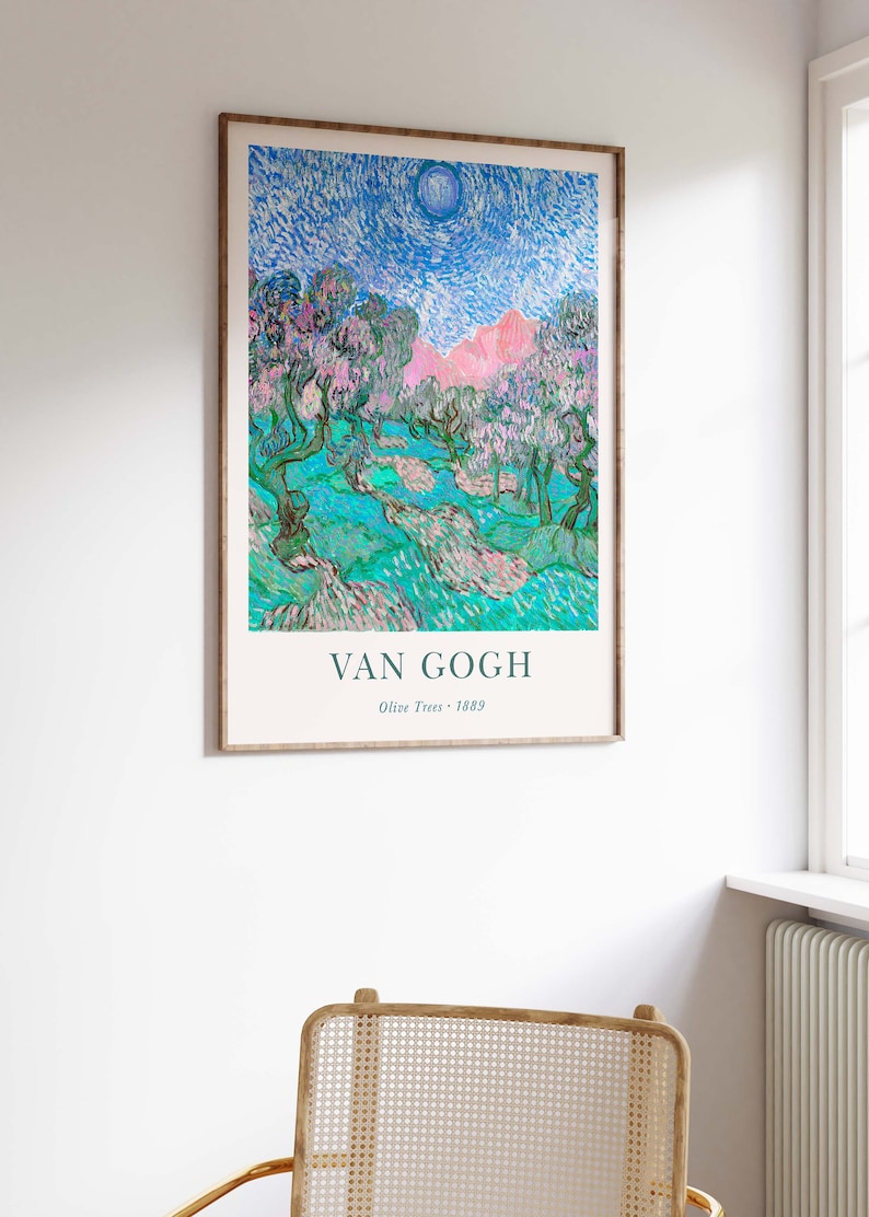 Vincent Van Gogh Print Van Gogh Art Poster Van Gogh Olive - Etsy