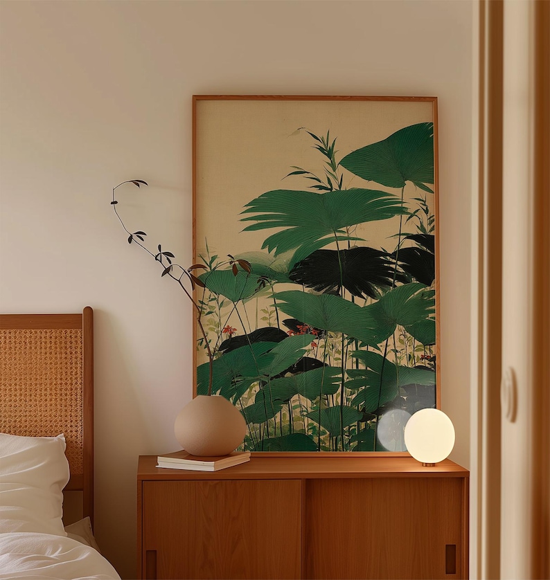Tropical Leaf Poster, Green Botanical Jungle Wall Art Print - Etsy UK