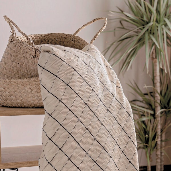 Plaid Throw Blanket - Etsy