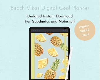 Mindset Reset Digital Planner, Instant Download, Digital Planner for ...