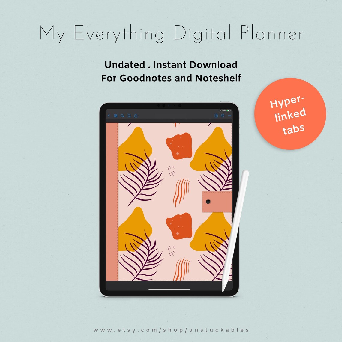 My Everything Digital Planner, Digital Goal Planner, Instant Download ...