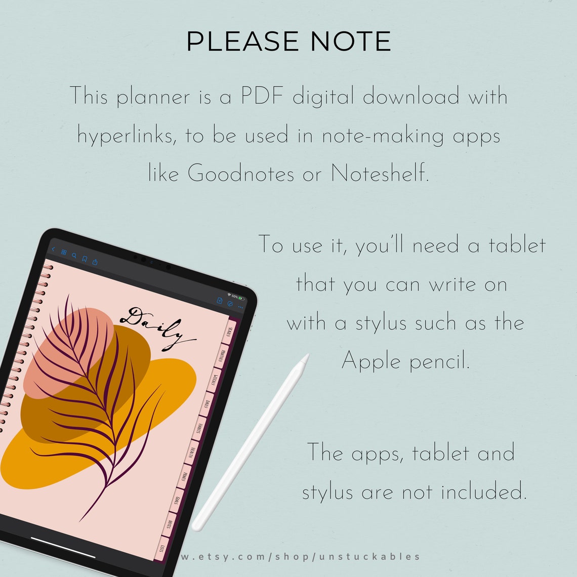 My Everything Digital Planner, Digital Goal Planner, Instant Download ...