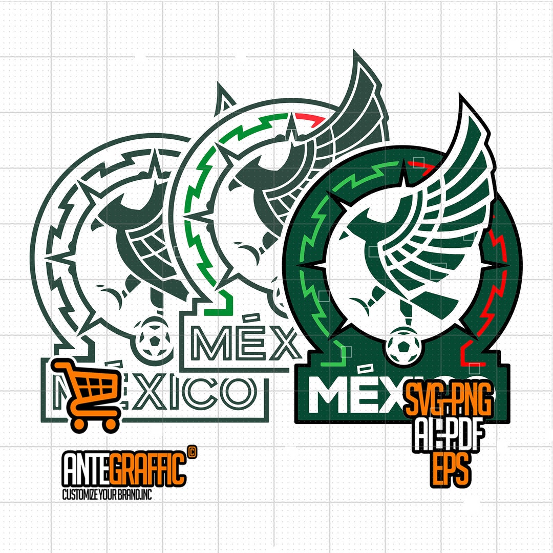 3 Logo Selección Mexicana SVG, Nuevo Logo México SVG archivos para ...