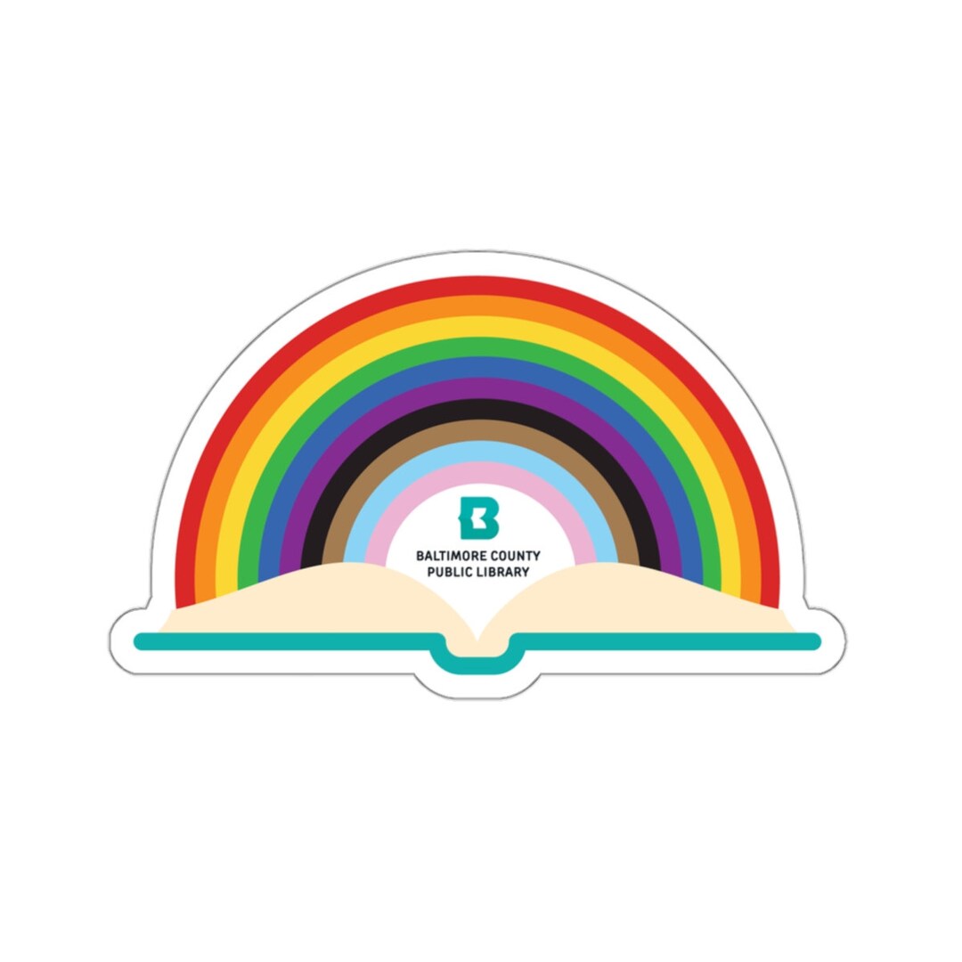 Book It to Pride Kiss-cut Sticker - Etsy