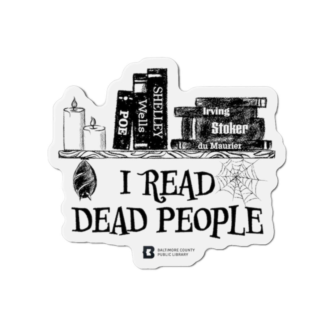 I Read Dead People Die-cut Magnet - Etsy