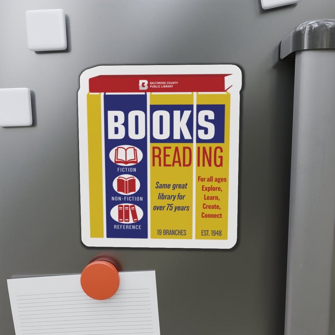 Old Bae Books Die-cut Magnet - Etsy