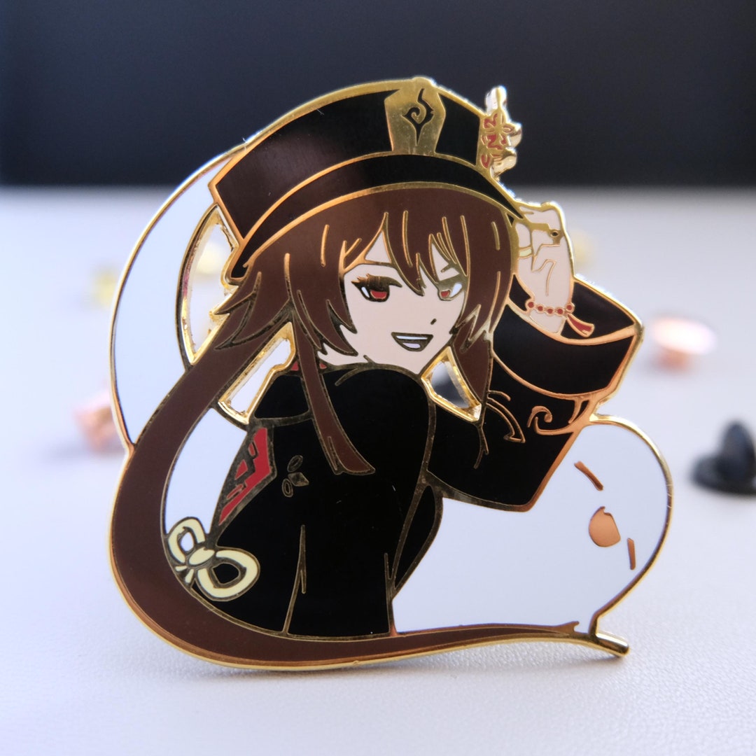 Genshin Impact Hu Tao Enamel Pin - Etsy