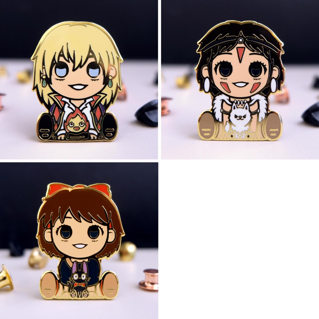 Chibi Enamel Pins - Etsy Canada