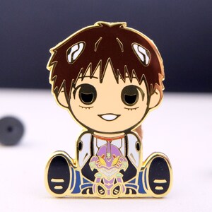 Chibi Eva Enamel Pins - Etsy
