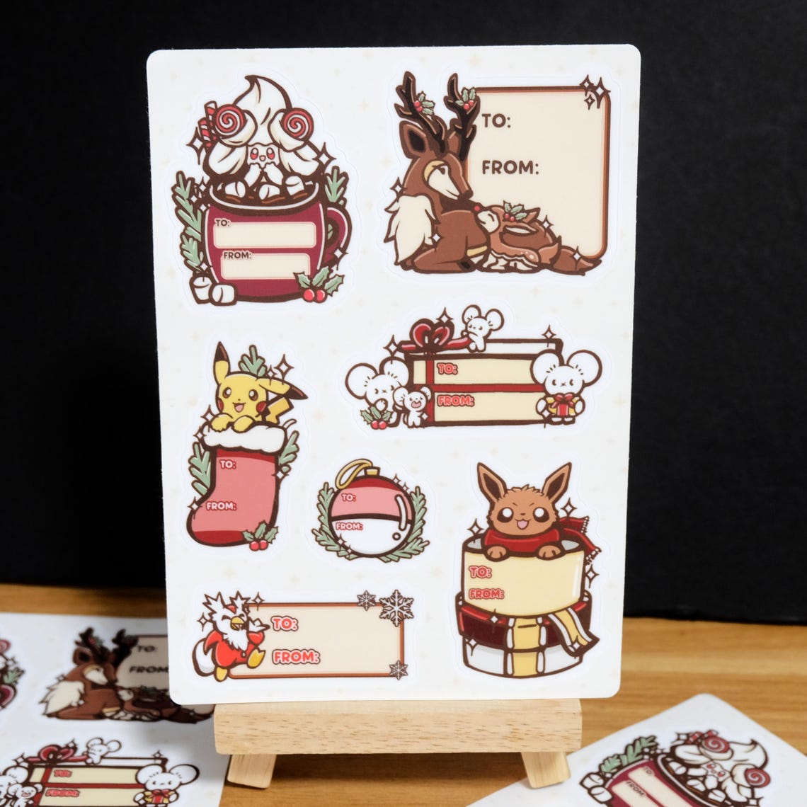 Poke Gift Labels (set of 2 Sheets) - Etsy