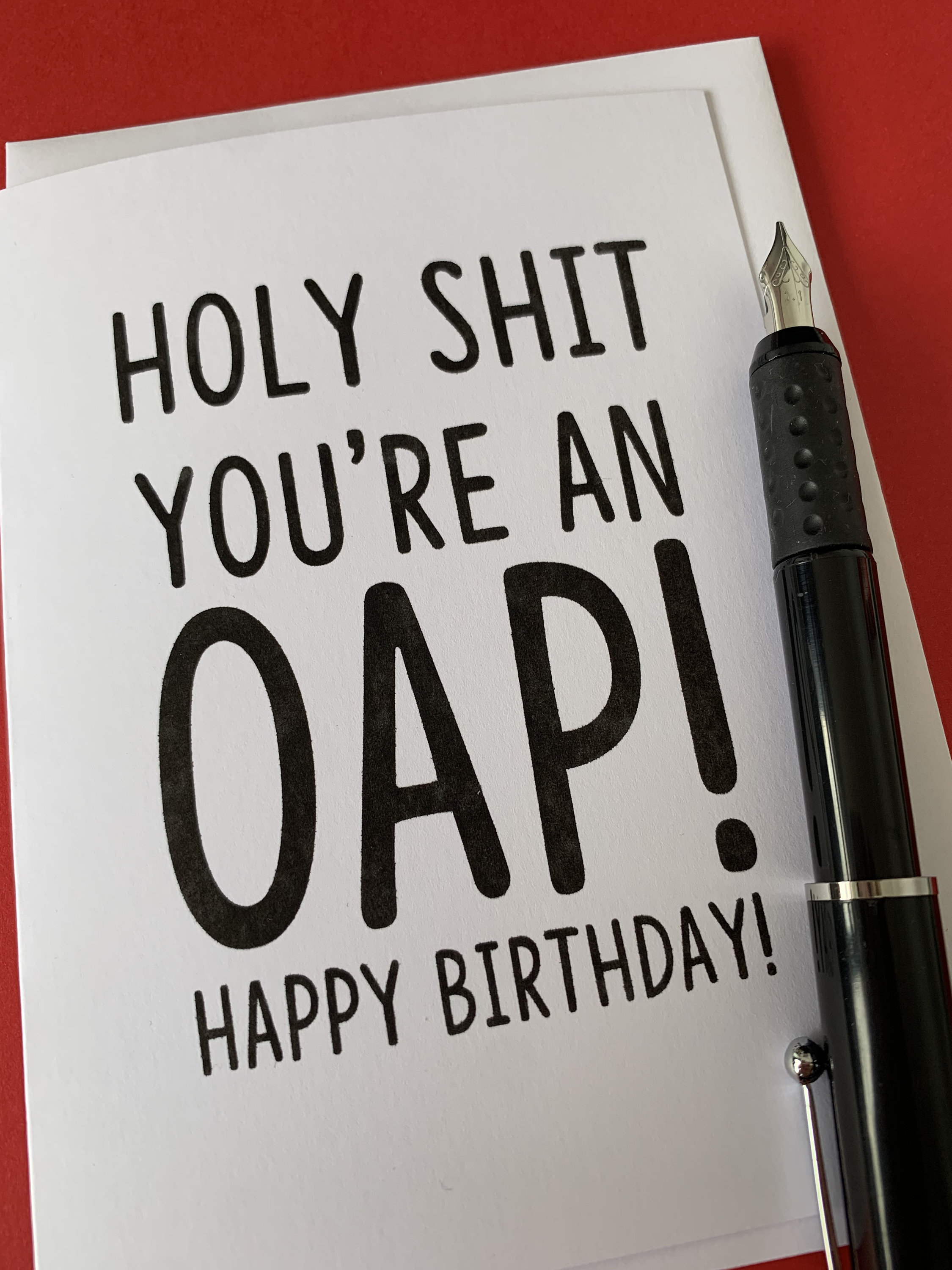OAP Card OAP Birthday Card for Friendspersonalised - Etsy