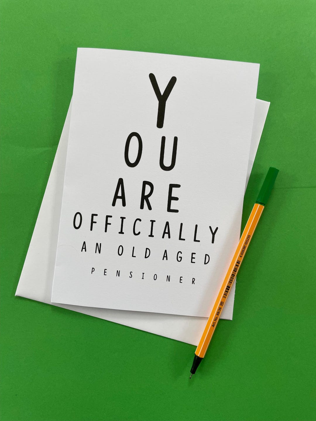 O.A.P Birthday Card | Pensioner Card | Funny Cards - Etsy UK