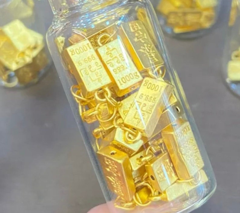 Gold Bar Pendant, Pure Gold 99.99%, Weight 0.20-0.25 Grams*ddp ...