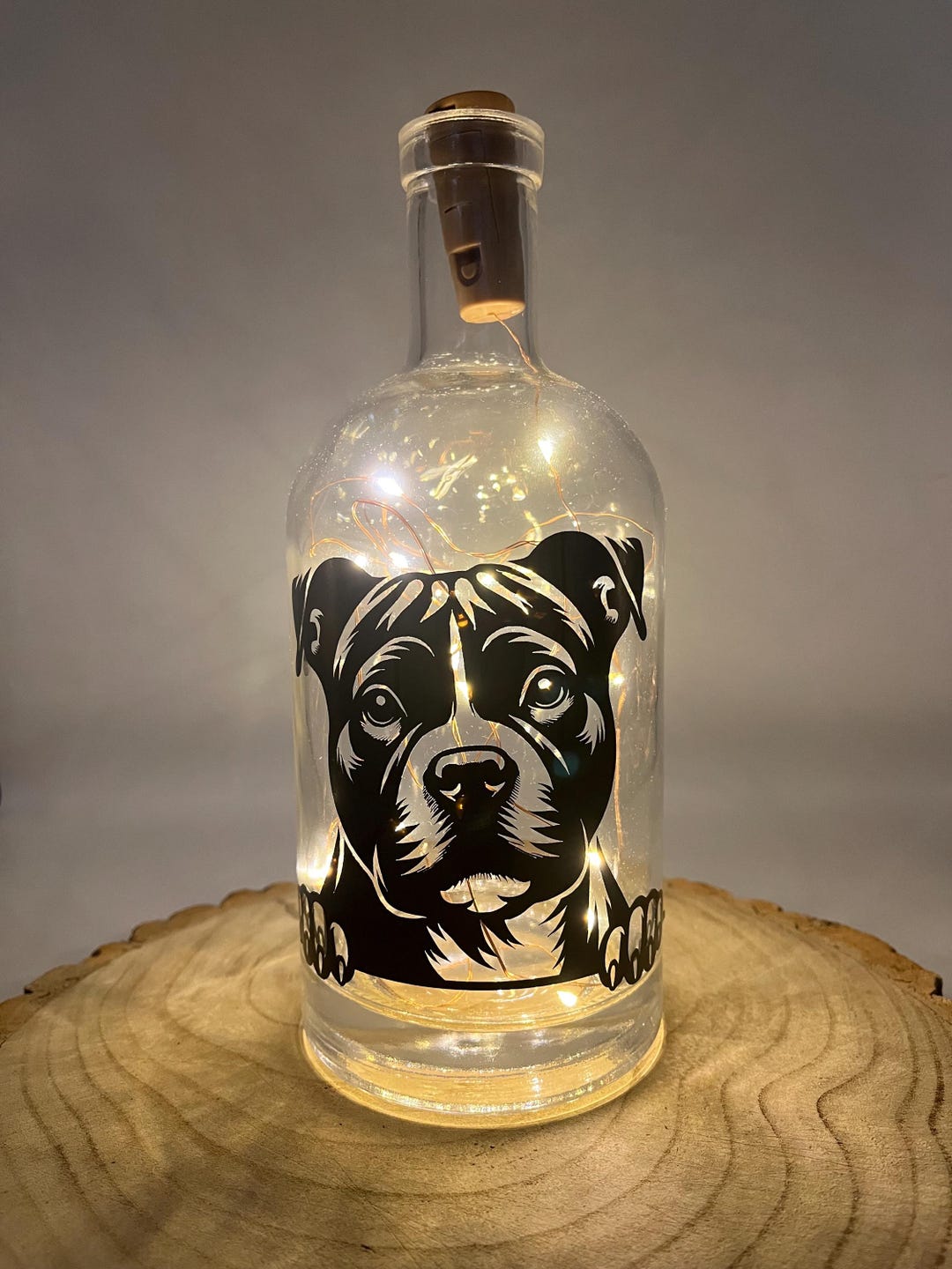 American Staffordshire Bull Terrier Light Bottle - Light Bottle ...