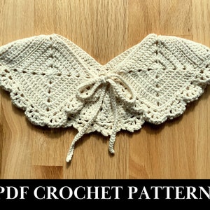 The Sabrina Collar Crochet Pattern & Lookbook, English, Intermediate ...