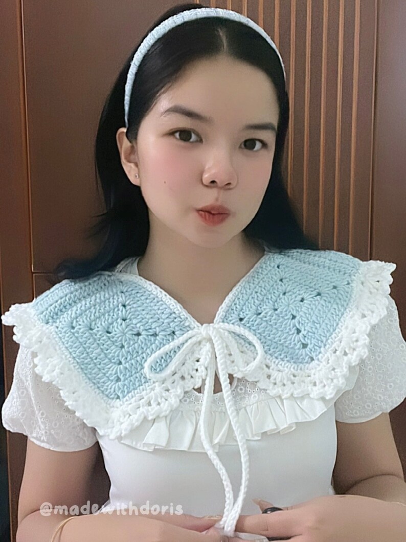 The Sabrina Collar Crochet Pattern & Lookbook English - Etsy