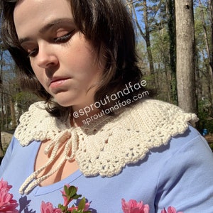 The Sabrina Collar Crochet Pattern & Lookbook, English, Intermediate ...