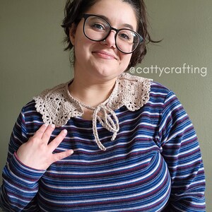 The Sabrina Collar Crochet Pattern & Lookbook, English, Intermediate ...