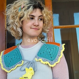 The Sabrina Collar Crochet Pattern & Lookbook, English, Intermediate ...