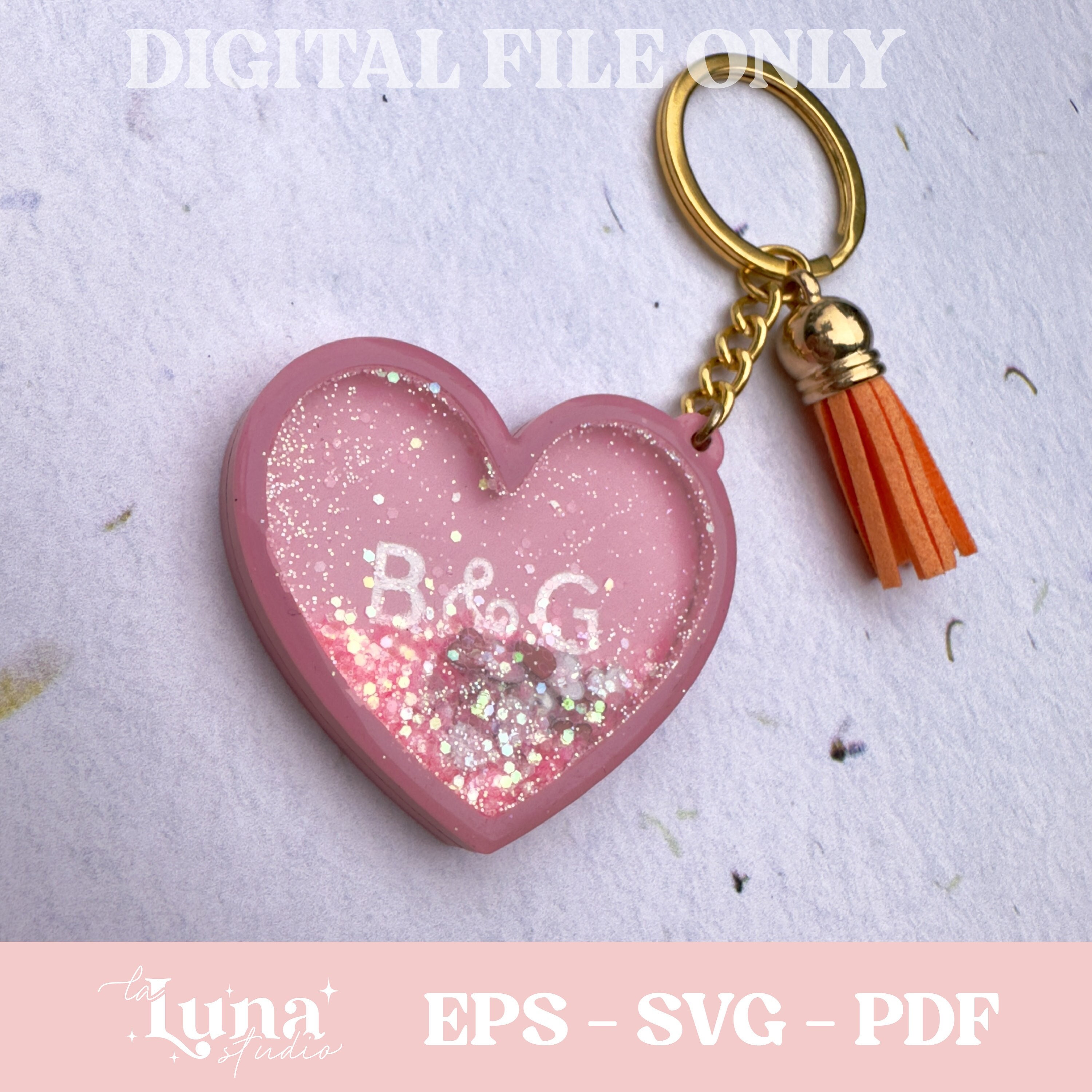 Shaker Keyring Laser Cut Digital File, Glowforge, Xtool, Thunder, Flux ...