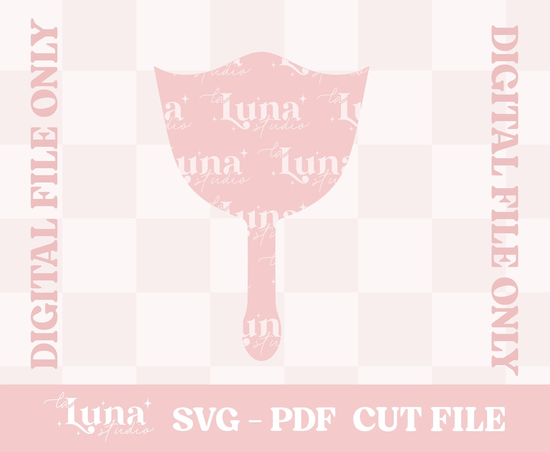 Lash Tech Photo Paddle Prop, Laser Cut File SVG for Glowforge, Thunder ...