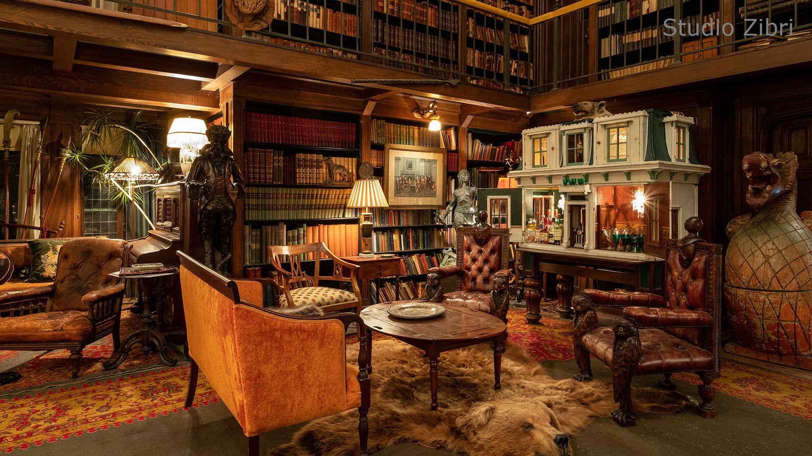 Buy Library Room Zoom Background Pack, Instant Download, Virtual ...