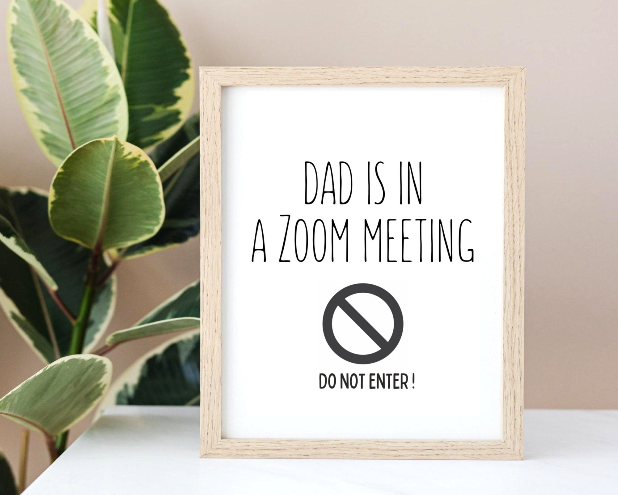 Printable Zoom Sign, Do Not Disturb Office Sign, Mom is in a Zoom ...