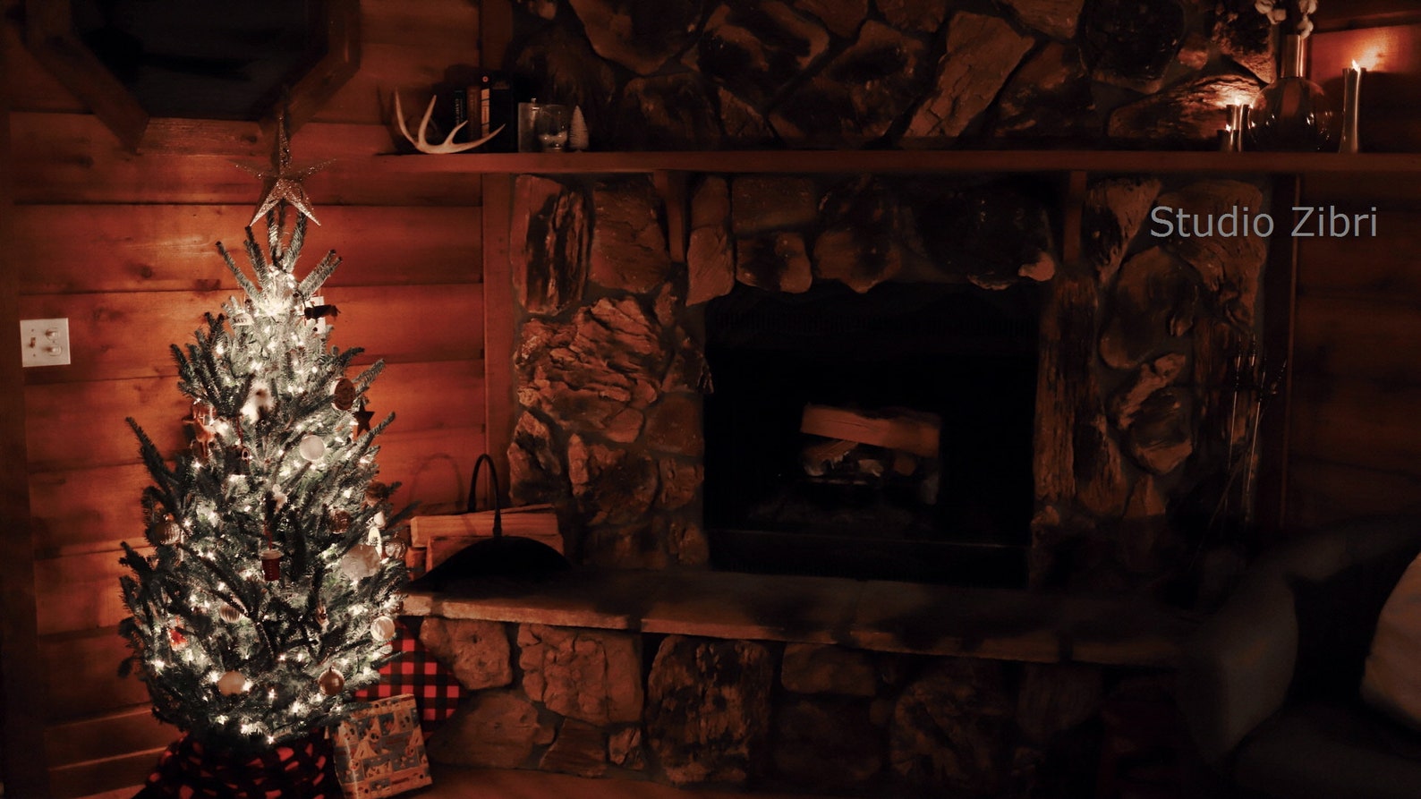 Christmas Zoom Background Pack, Instant Download, Virtual Backgrounds ...