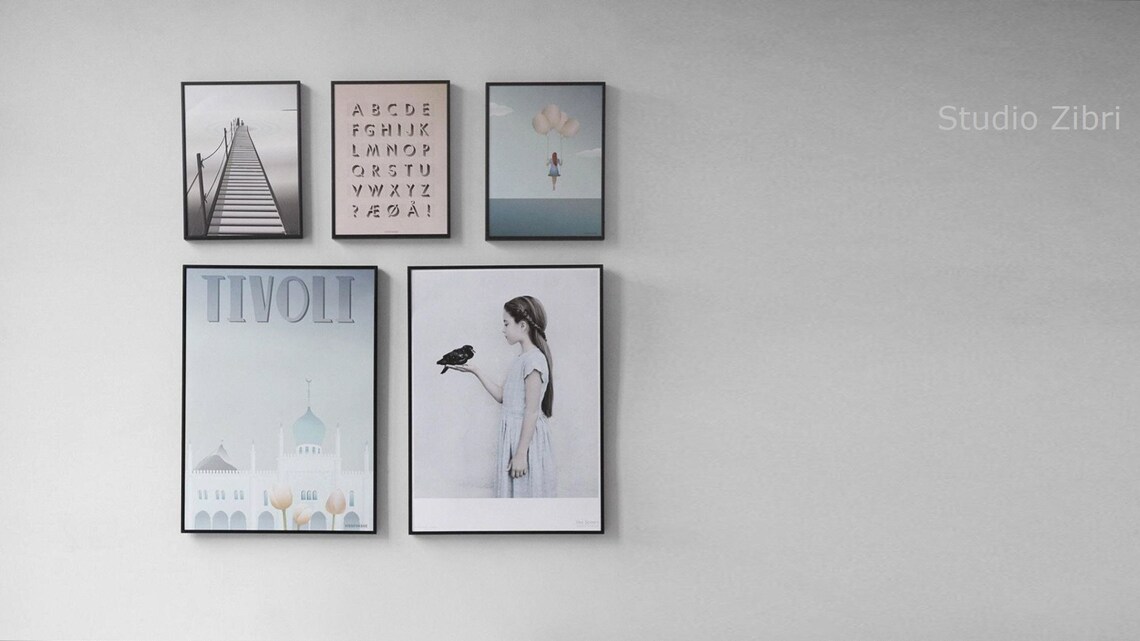 Gallery Wall Zoom Background Pack III for Online Meetings, Virtual ...