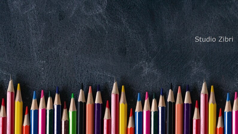 Chalkboard Zoom Background Pack for Teachers and Virtual Classroom ...