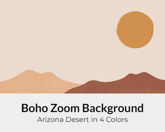Boho Zoom Background Pack for Online Meetings Virtual | Etsy Canada