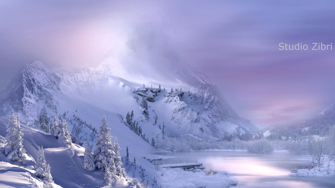 Fantasy Landscape Zoom Background Pack, Instant Download, Virtual ...