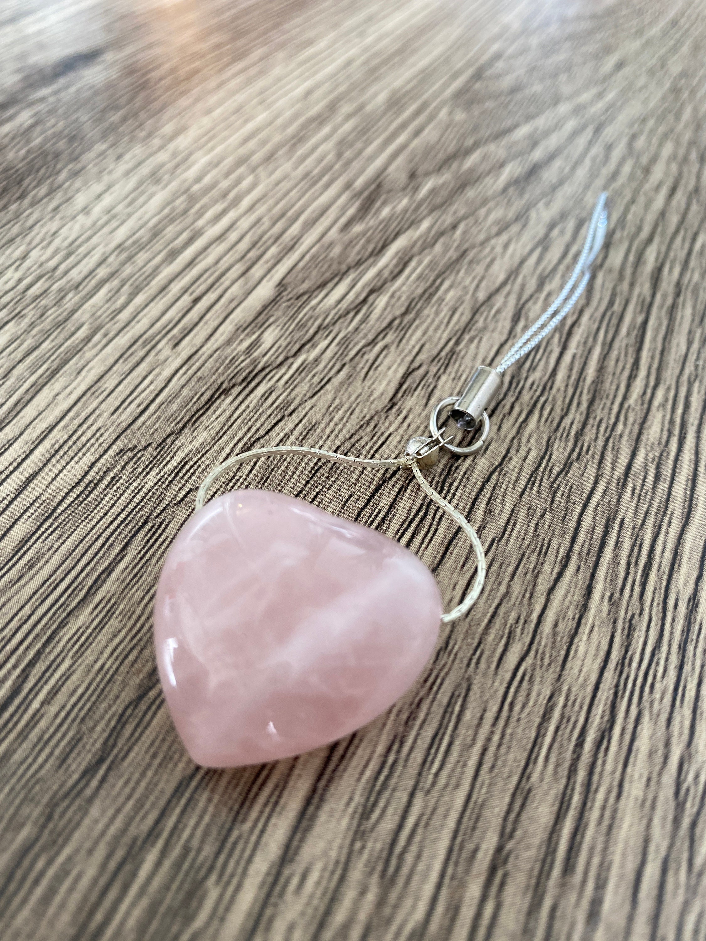 Rose Quartz Keychain, Rose Quartz Key Chain, Rose Quartz Pendant, Rose ...