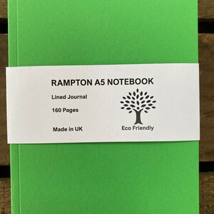 Eco Friendly A5 Flexi Notebook Made in UK - 14 Colours - Etsy UK