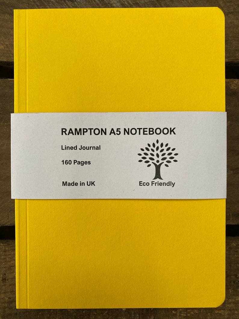 Eco Friendly A5 Flexi Notebook Made in UK - 14 Colours - Etsy UK