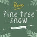 WK Pine Tree Font, Christmas Font, Pine Tree Font, Hand Lettered Font ...