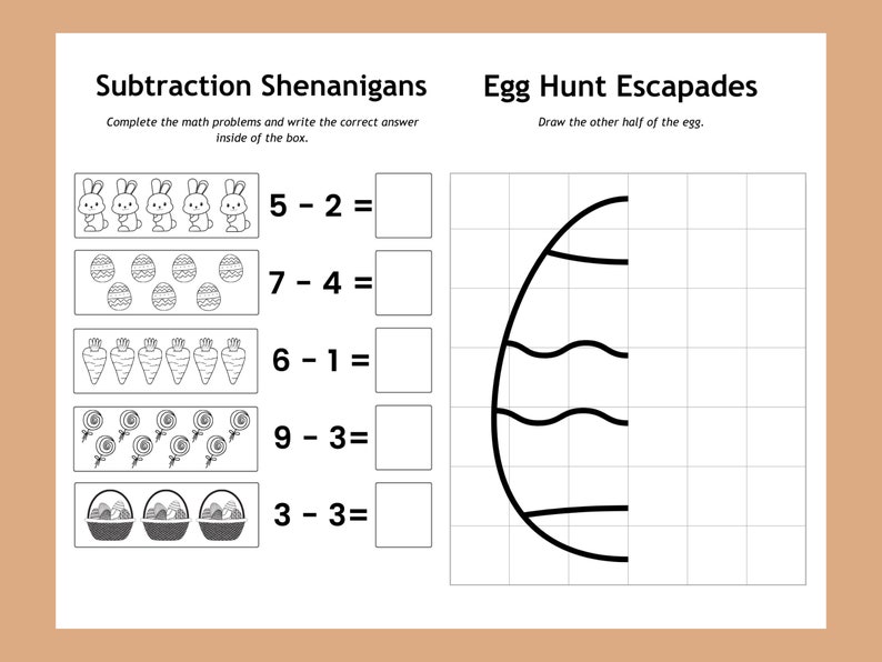 Easter Coloring Pages, Quick and Easy Printable PDF Activity for Kids ...