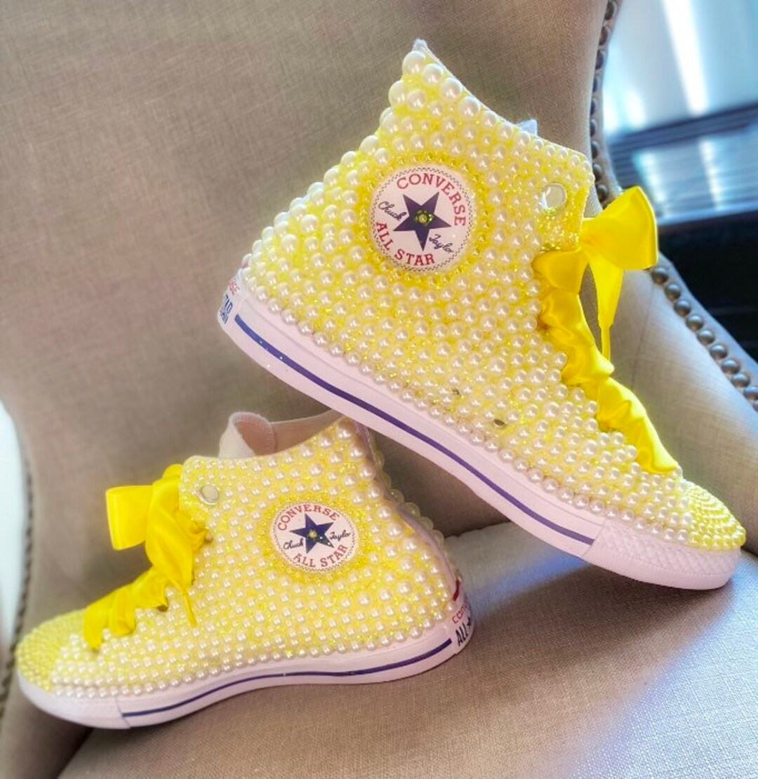 Sunshine Hightop Converse - Etsy