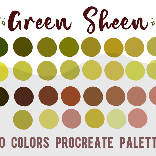 Boho Color Palette - Etsy