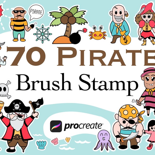 Pirate Stamp - Etsy