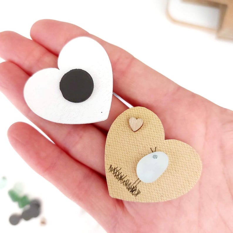 DIY Sea Glass Heart Magnet Kit: Craft Starter Set (PDF Instructions) - Etsy