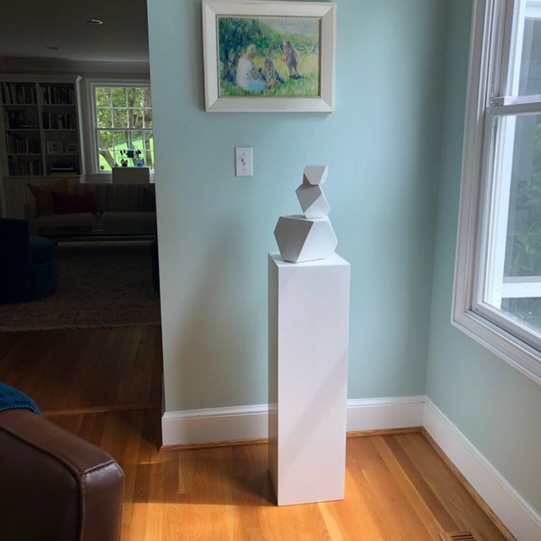 Art Display Pedestal: Modern Plinth Stand for Weddings & Photography ...