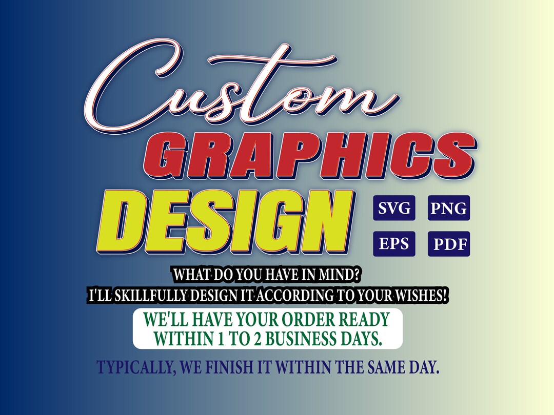 Custom Graphic Design Service, Professional Graphic Design Service ...