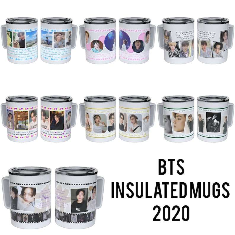 BTS Heat Mug - JIMIN - Yellow - Etsy