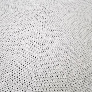 Modern Round Rug White Carpet Round Area Rug Nursery Rug - Etsy