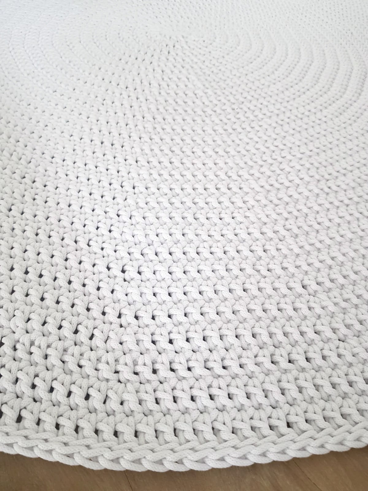 Modern Round Rug White Carpet Round Area Rug Nursery Rug - Etsy