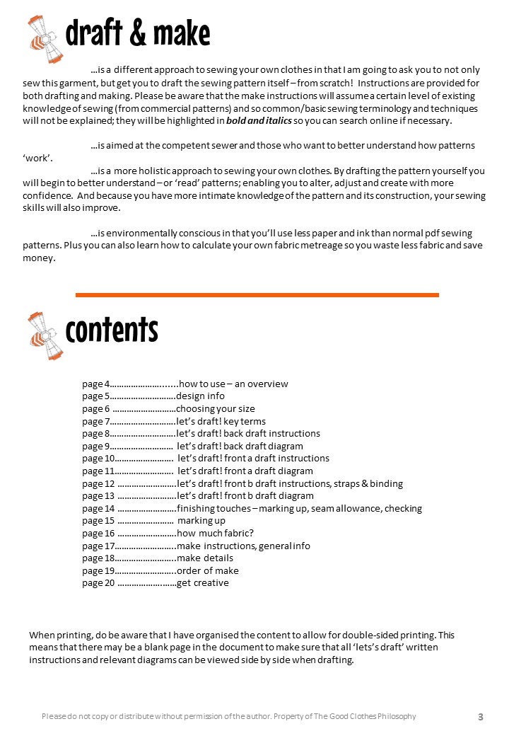 Sewing Pattern Drafting PDF. Pattern Cutting Gill Vest Top. Draft and ...