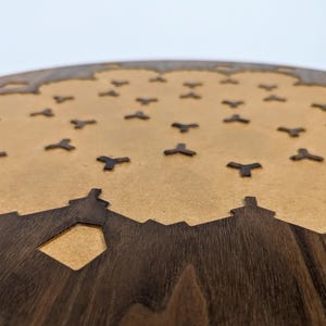 Personalized Wood Game Board | 3-4 Players | ROUND - Etsy