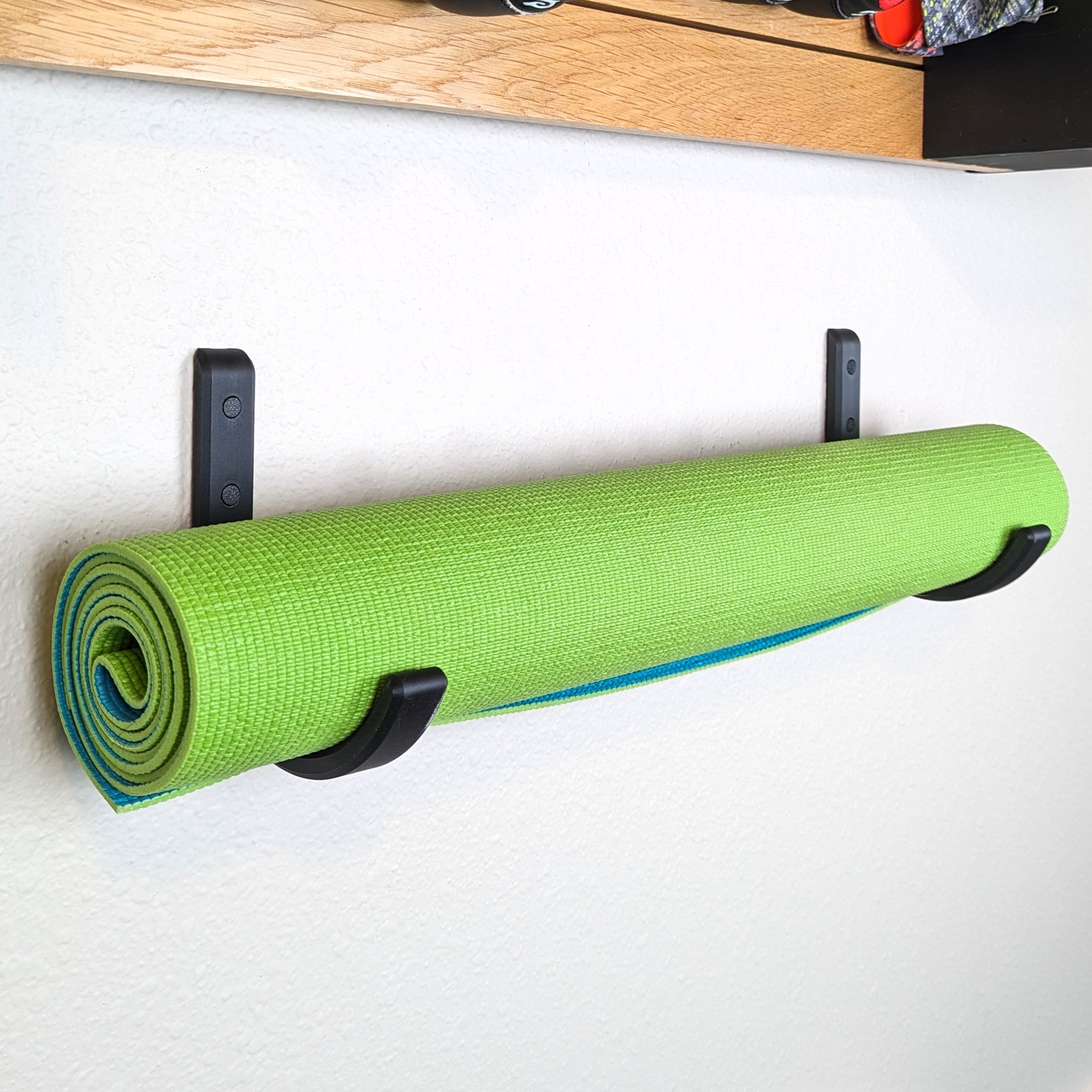 Yoga Mat Holder, Exercise Mat Wall Mount, Yoga Mat Rack, Mat Storage ...
