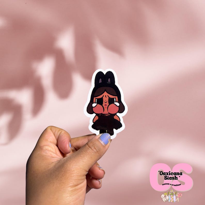 Cry Baby Popmart Stickers: Glossy Laptop, Notebook Decals - Etsy
